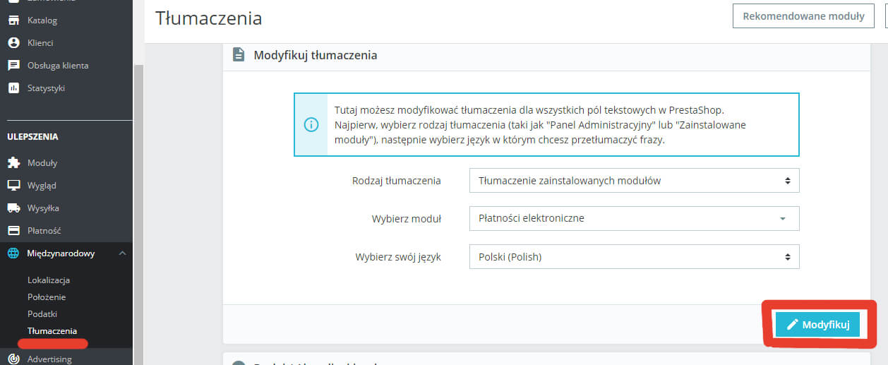Jak dodać obrazek (logo) do metody płatności zapłać przelewem przelew bankowy w Prestashop 8, 1. ...